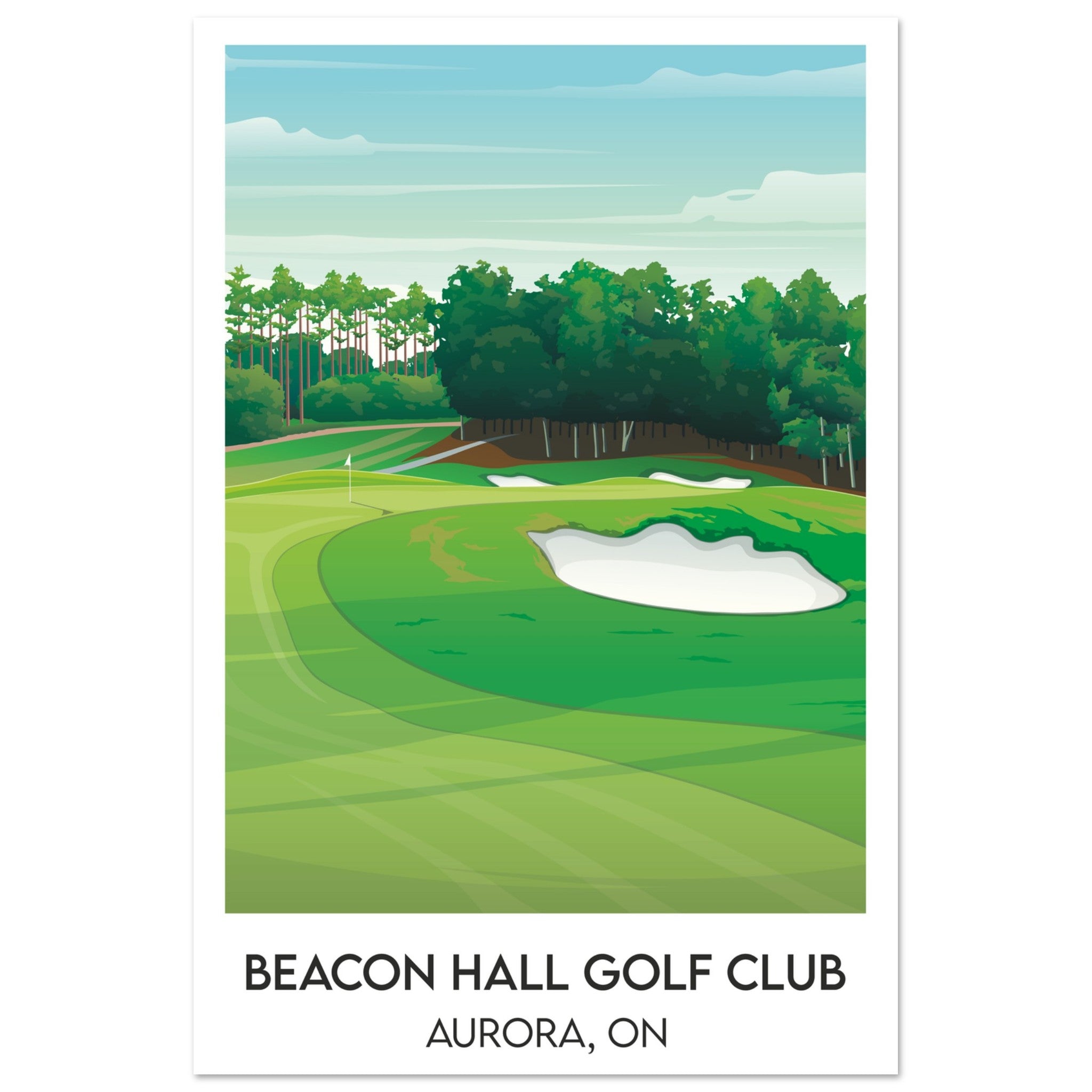 Beacon Hall Golf Club – Par 3 Prints