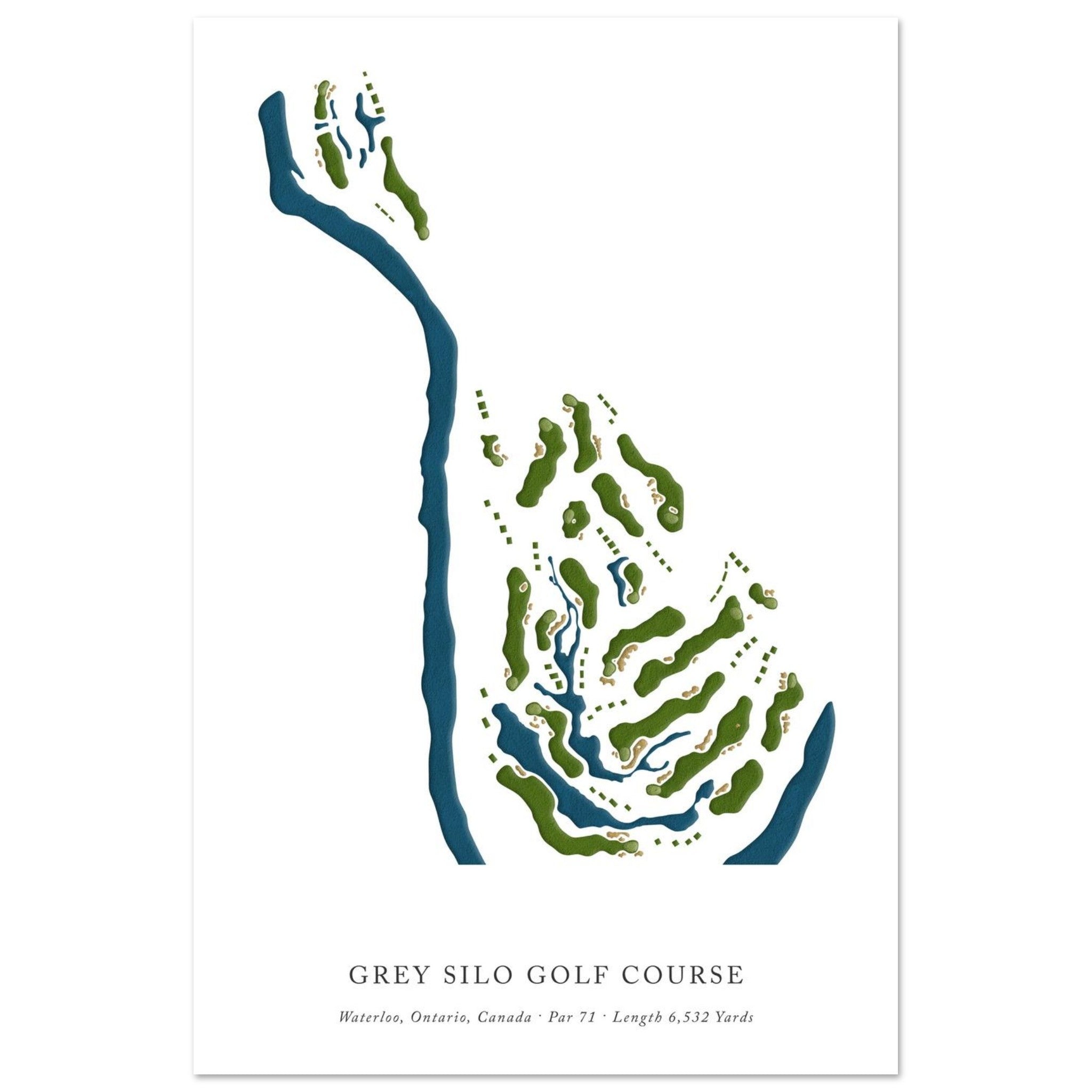 Grey Silo Golf Course – Par 3 Prints