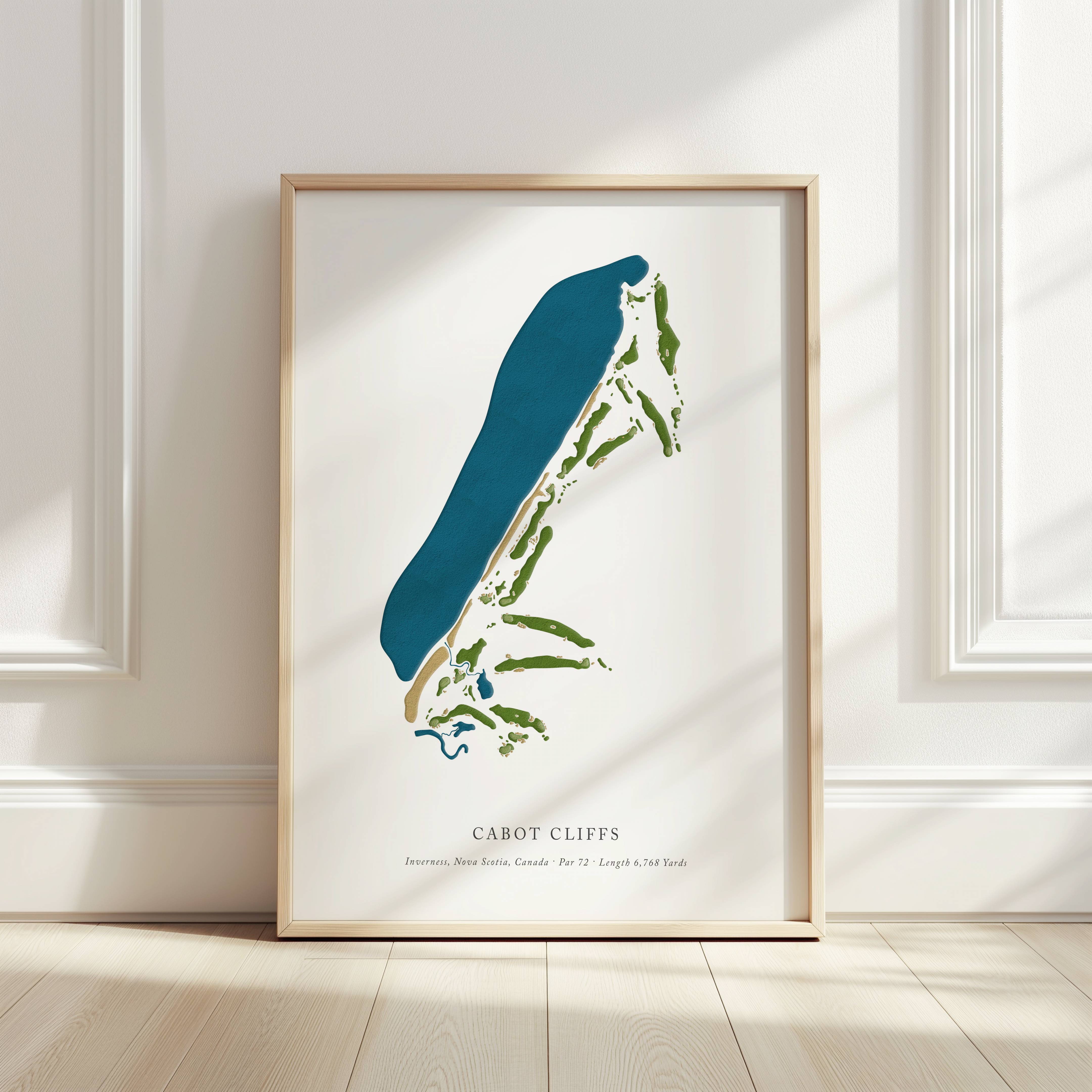 Cabot Cliffs Course Map – Par 3 Prints