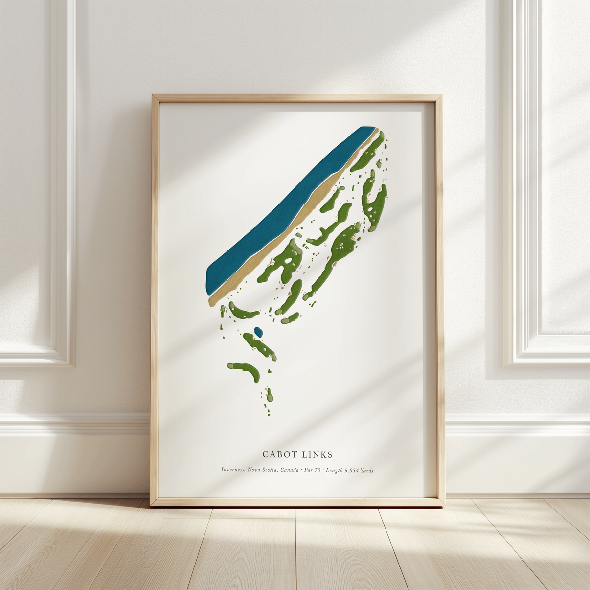 Cabot Links Course Map – Par 3 Prints