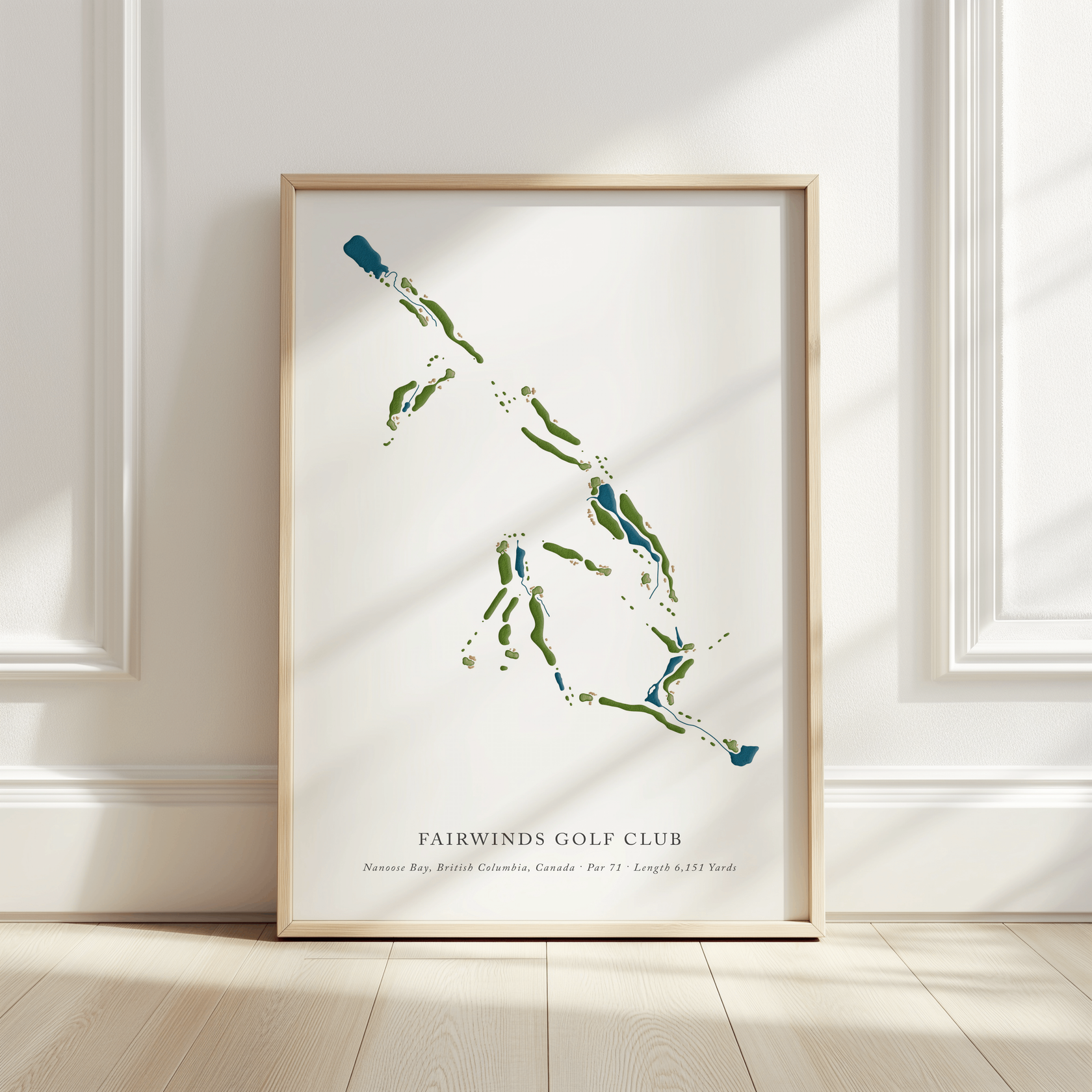 Fairwinds Golf Club Course Map – Par 3 Prints