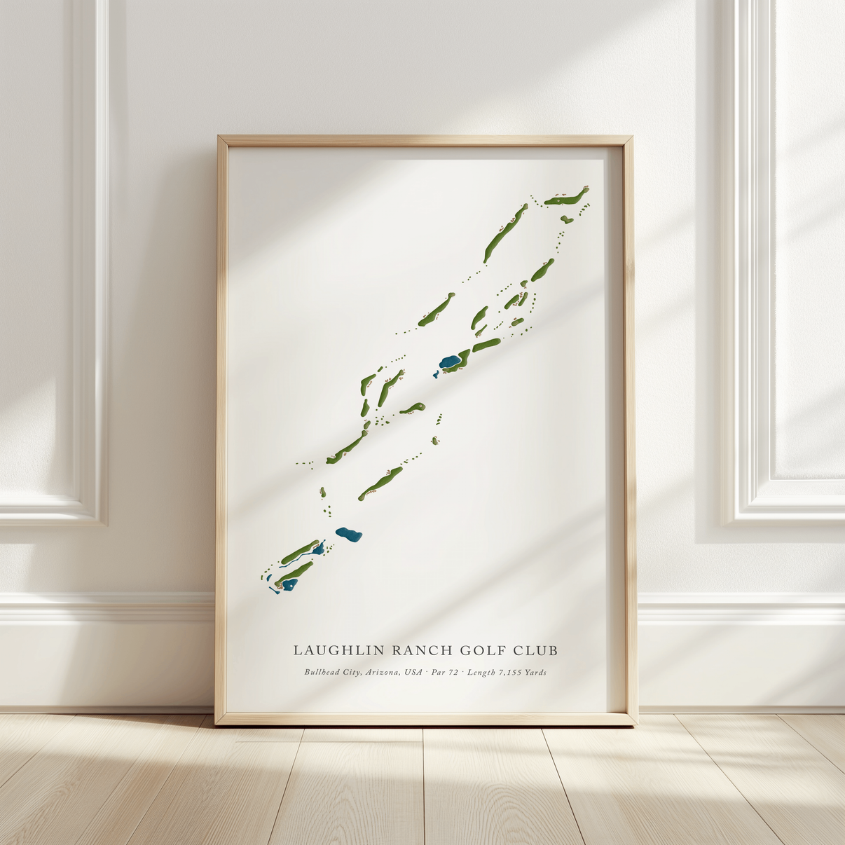 Laughlin Ranch Golf Club Course Map – Par 3 Prints